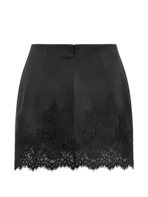 SOLAQUA Harper Lace-trim Mini Skirt