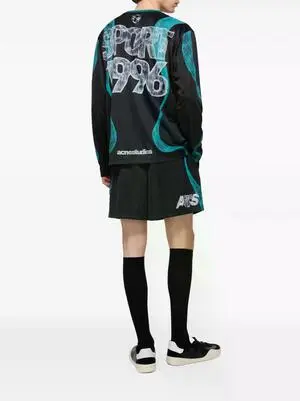 Acne Studios Sports Jersey Graphic T-shirt