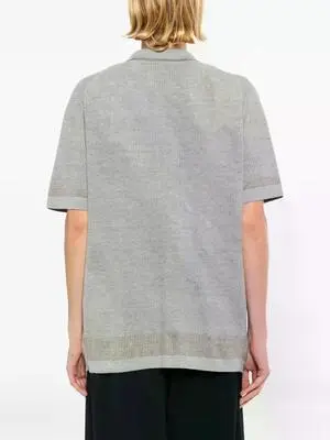 Brioni Waffle-knit Short-sleeve Shirt