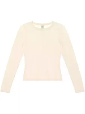 FLORE FLORE Max" Organic Cotton Crewneck T-shirt - Neutrals
