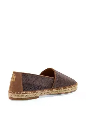 Brunello Cucinelli Woven Suede Espadrilles