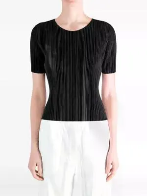 Issey Miyake Plissé Effect T-shirt