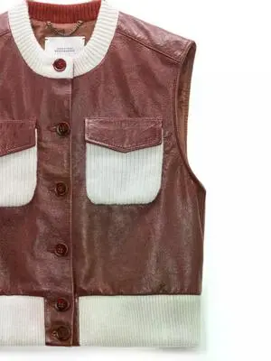 Dorothee Schumacher Leather Vest