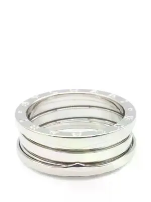 BVLGARI B.zero1 Three-band Ring In 18kt White Gold - Silver