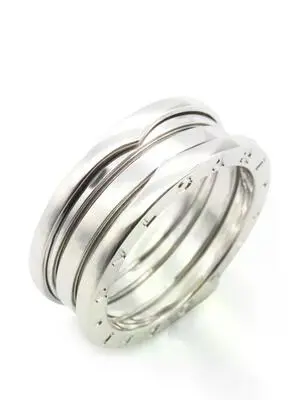 BVLGARI B.zero1 Three-band Ring In 18kt White Gold
