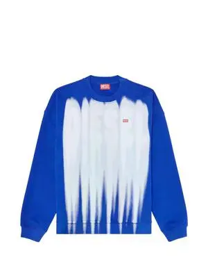 DIESEL® S-boxt-aa1 Cotton Sweater With Logo Print