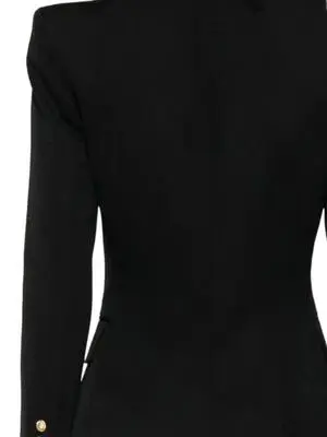 Balmain Double-breasted Wool Blazer - Black