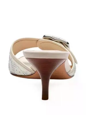 COACH Margot Crystal-embellished Buckled Sandals