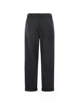 Brunello Cucinelli Monili Detail Pleated Trousers - Grey