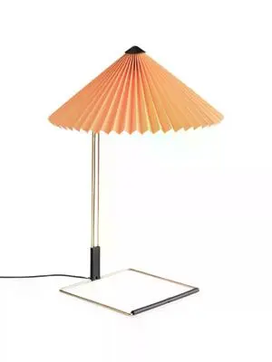 HAY Pleated-shade Table Lamp - Orange