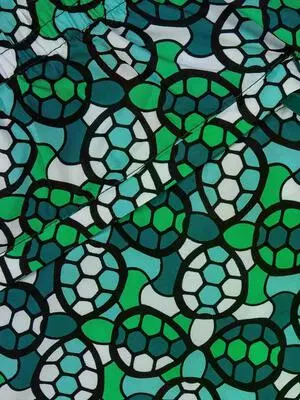 MARY KATRANTZOU Turtle Print Swimsuit