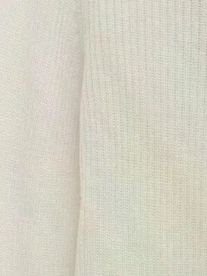 Rick Owens Ribbed Knit Hoodie - Neutrals