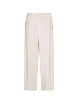 Fabiana Filippi Elasticated Waist Trousers With Bead Embellishment