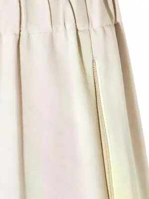 Fabiana Filippi Elasticated Waist Trousers With Bead Embellishment
