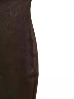 Rick Owens Zip-fastening Leather Maxi Skirt