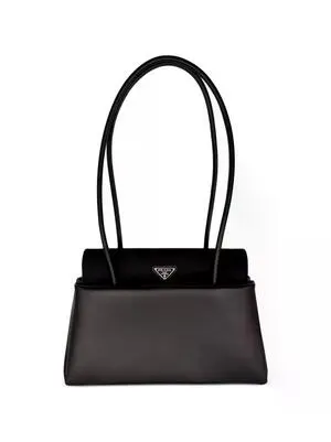 Prada Logo-plaque Shoulder Bag