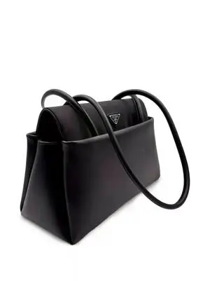 Prada Logo-plaque Shoulder Bag