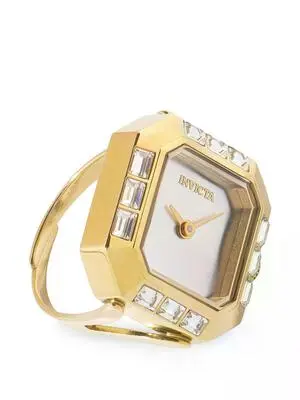 INVICTA Crystal-embellished Octagonal Watch