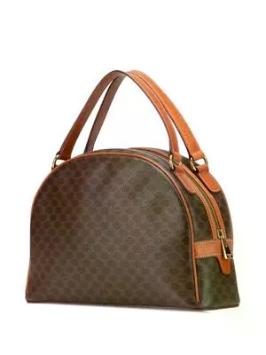 Celine Macadam Coated Canvas Handbag