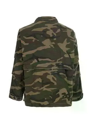 FOUND Camouflage-print Multi-pocket Jacket