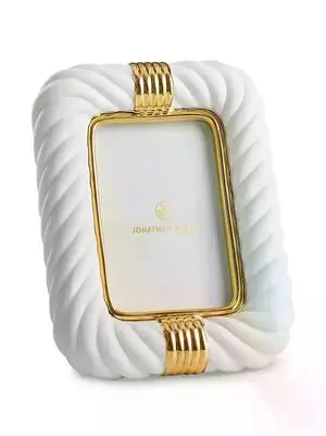Jonathan Adler Twisted-rope Gold-tone Picture Frame - White