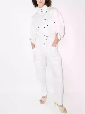 Isabel Marant Étoile Asymmetrical Cotton Boilersuit