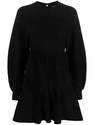 Maje Long-sleeve Knitted Dress