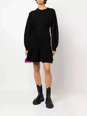 Maje Long-sleeve Knitted Dress