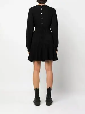 Maje Long-sleeve Knitted Dress