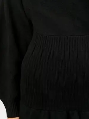 Maje Long-sleeve Knitted Dress