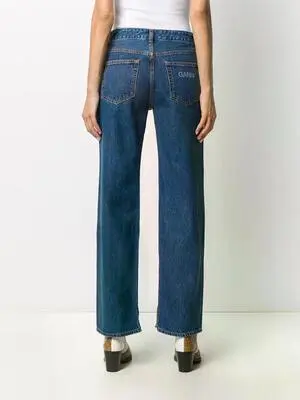 GANNI Mid-rise Straight Jeans