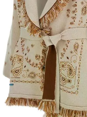 Alanui Bandana Print Cardigan