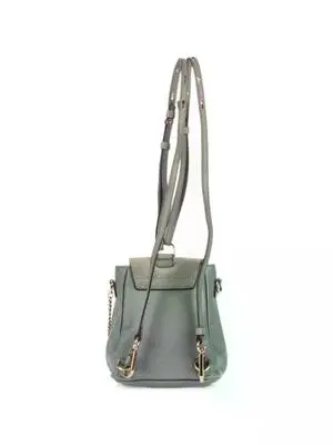 Chloé Faye Ring Detail Backpack - Blue