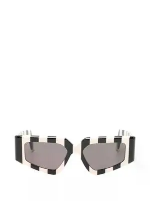 Valentino Garavani Geometric Frame Sunglasses - Black