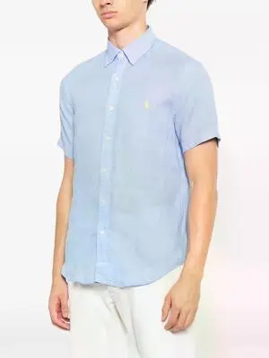 Polo Ralph Lauren Logo-embroidered Shirt - Blue
