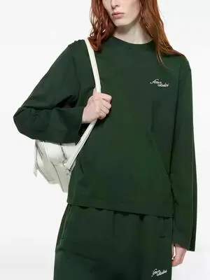 Acne Studios Embroidered Logo Crewneck T-shirt