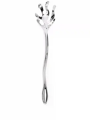 ALESSI Mediterraneo Spaghetti Serving Spoon - Silver