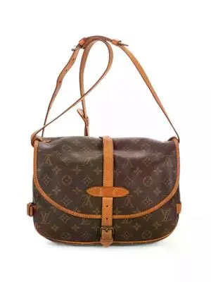 LOUIS VUITTON Saumur 25 Shoulder Bag - Brown