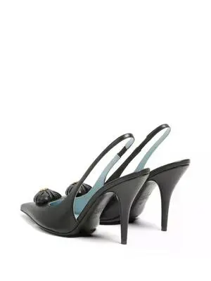 Valentino Garavani Kidskin Slingback Pumps - Black