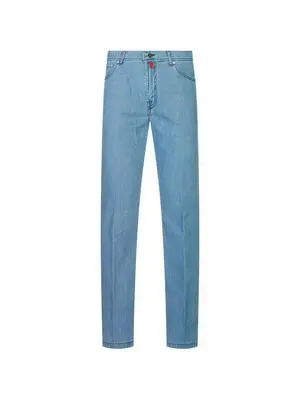 Kiton Straight Leg Jeans For Men