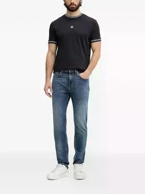 Karl Lagerfeld Distressed Logo Patch Jeans