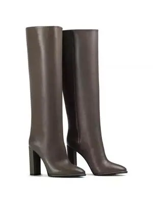 LE SILLA Elsa Leather Boots - Brown