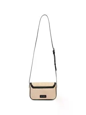 Karl Lagerfeld Signature Woven Crossbody Bag