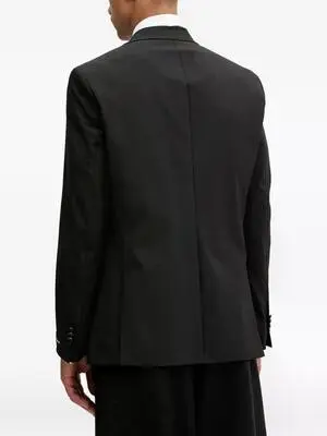 Karl Lagerfeld Logo-plaque Single-breasted Blazer