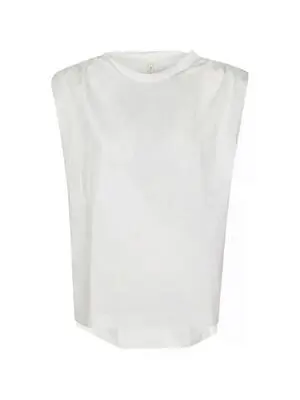PETAR PETROV Padded Shoulder Sleeveless T-shirt