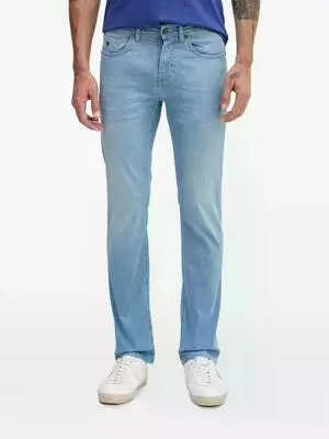 Karl Lagerfeld Logo Patch Straight-leg Jeans