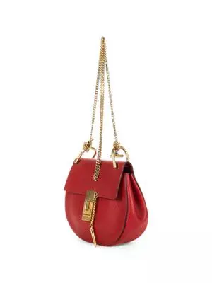 Chloé Mini Drew Bag - Red