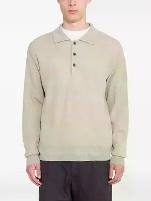 SSSTEIN Striped Long-sleeve Polo