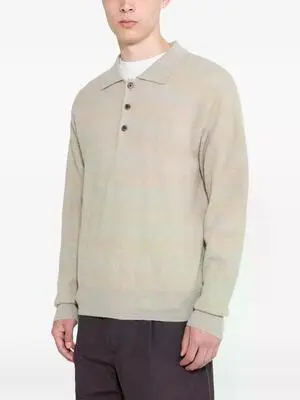 SSSTEIN Striped Long-sleeve Polo