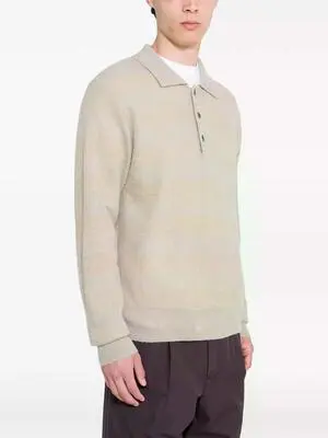 SSSTEIN Striped Long-sleeve Polo